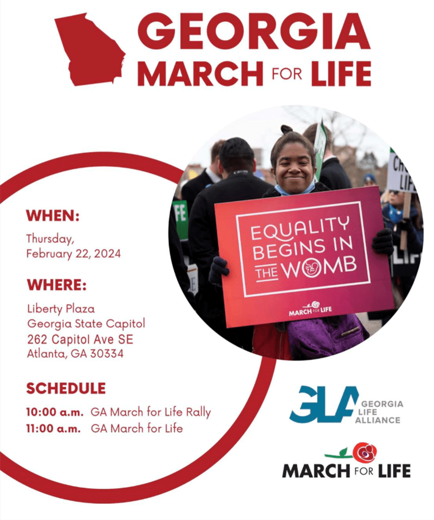 Georgia March for Life – Saint Brigid Catholic Church