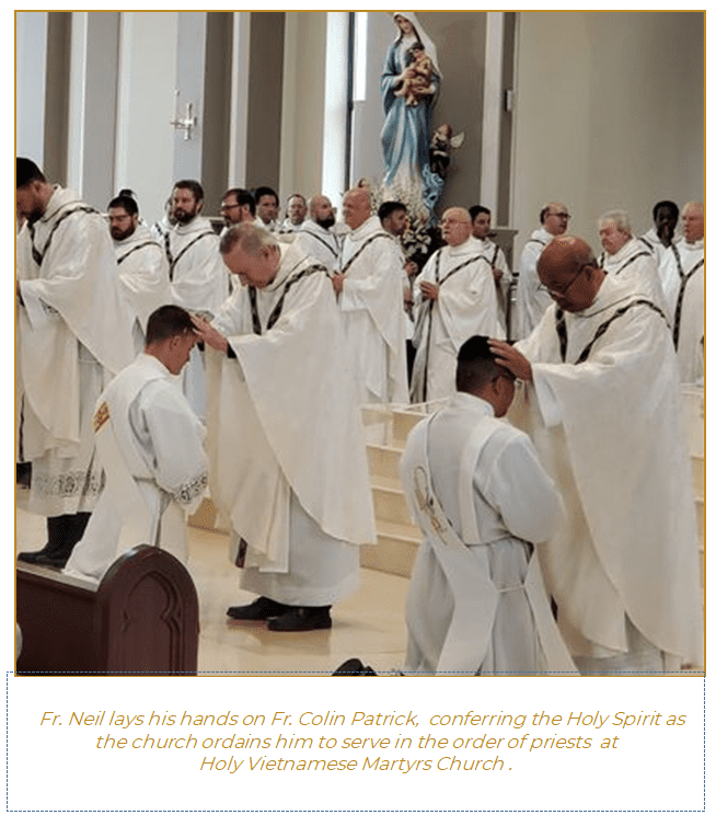 2024 06-23 Welcome Fr. Colin Patrick, our newly Ordained Parochial ...